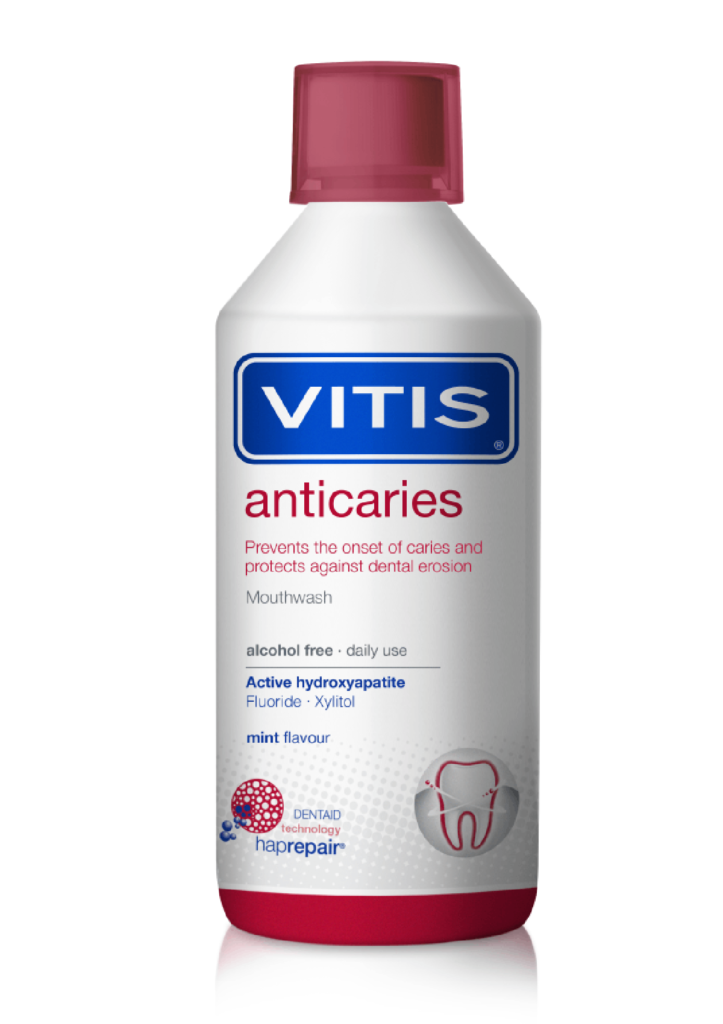VITIS Anti-Caries Mouthwash 500ml | Dental Hygiene | Vitis : Vitis