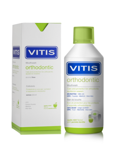 VITIS Orthodontic Mouthwash 500ml | Dental Hygiene | Vitis